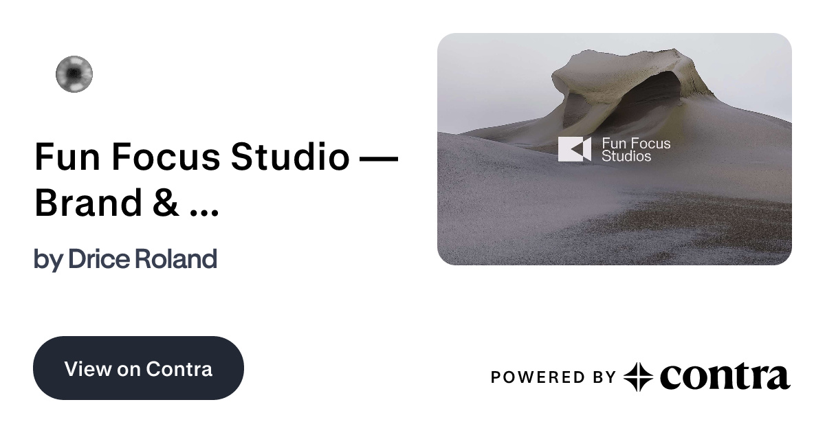 Fun Focus Studio — Brand & Logo Design by Drice Roland