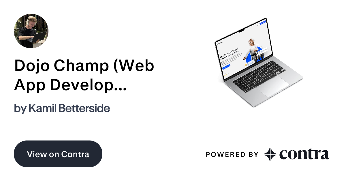Dojo Champ (Web App Development) by Kamil Betterside