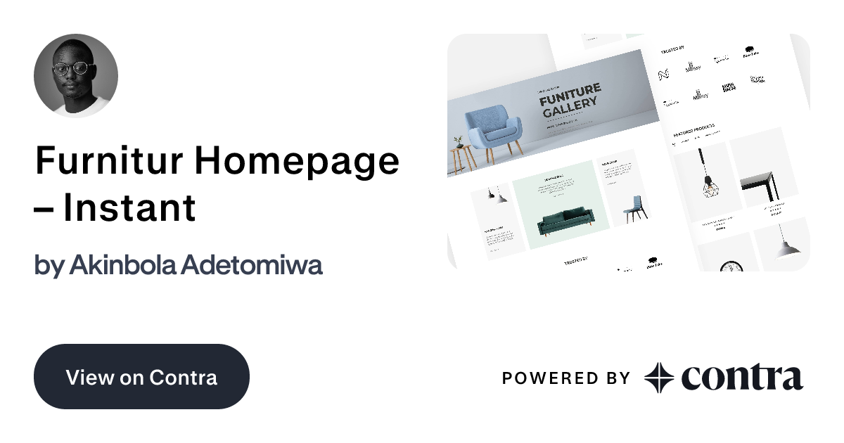 Furnitur Homepage – Instant by Akinbola Adetomiwa