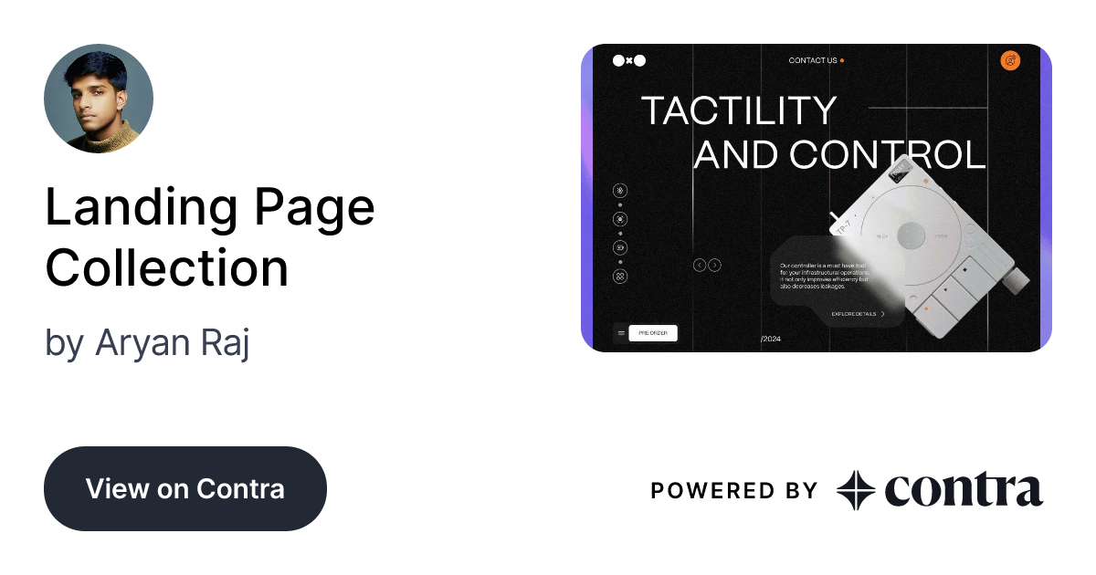 Landing Page Collection By Aryan Raj