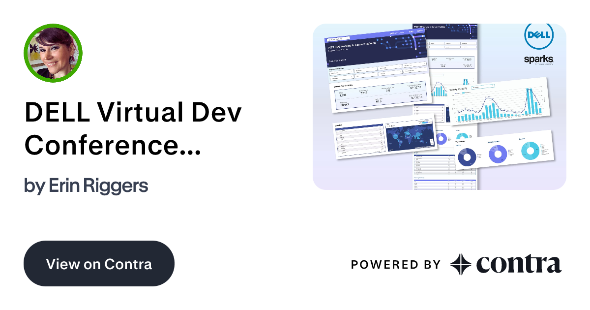 DELL Virtual Dev Conference Analytics Looker Studio Dashboard by Erin ...