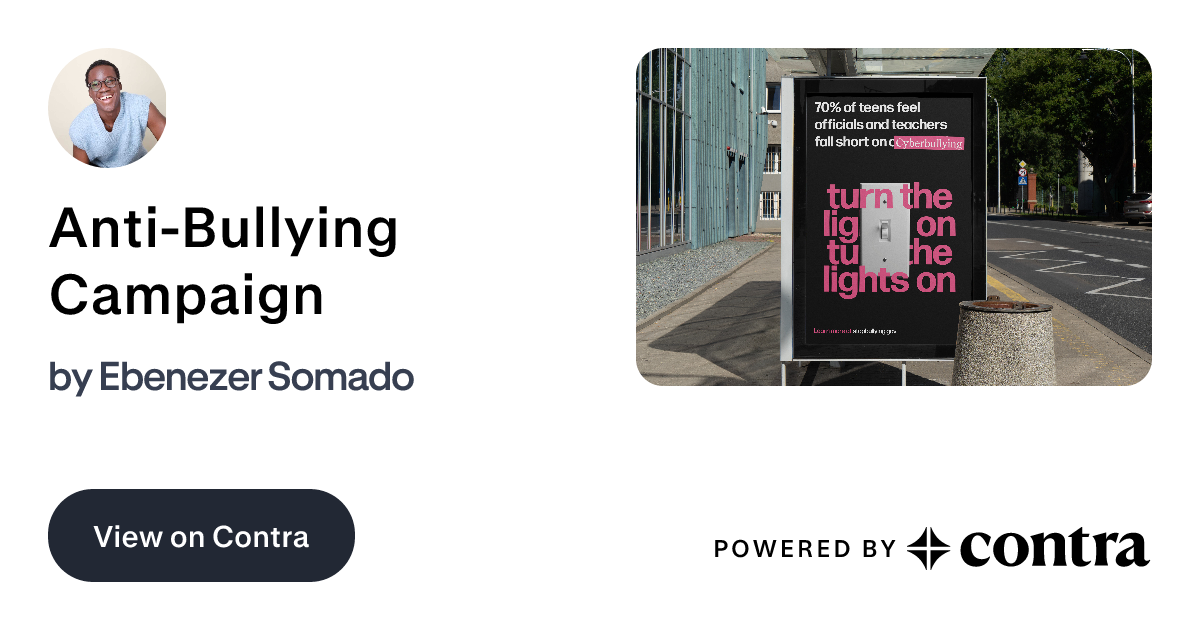 Anti-Bullying Campaign by Ebenezer Somado