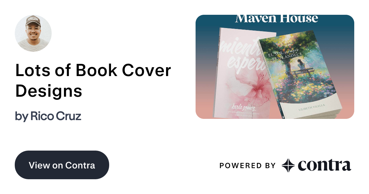 Lots of Book Cover Designs by Rico Cruz
