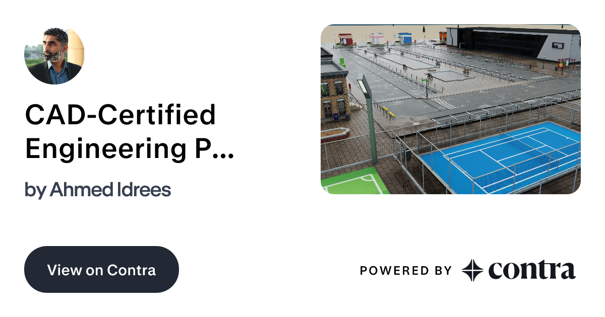 CAD-Certified Engineering Project Visualization by Ahmed Idrees