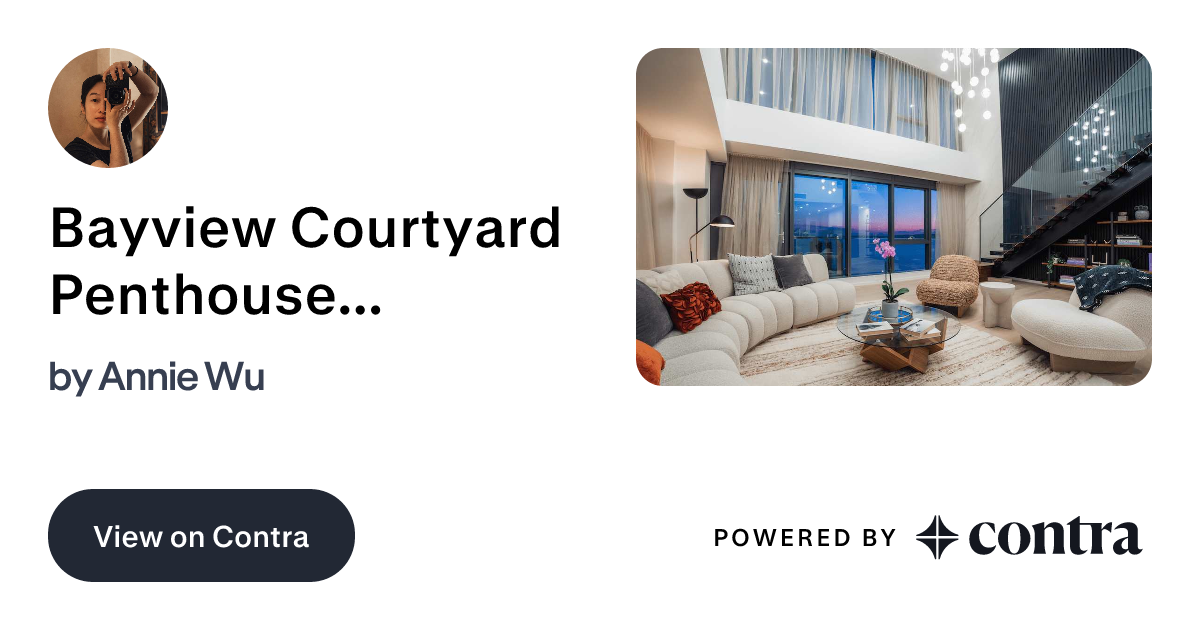 Bayview Courtyard Penthouse - Real Estate Photography by Annie Wu
