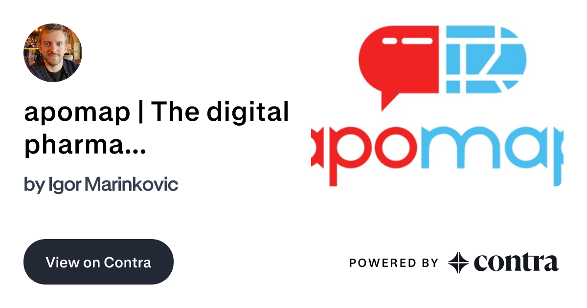 apomap | The digital pharmacy delivery service solution - FE by Igor Marinkovic