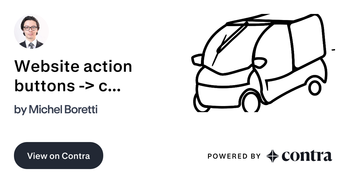 Website action buttons -> custom animated icons by Michel Boretti