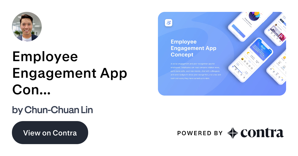 Employee Engagement App Concept :: Behance by Chun-Chuan Lin