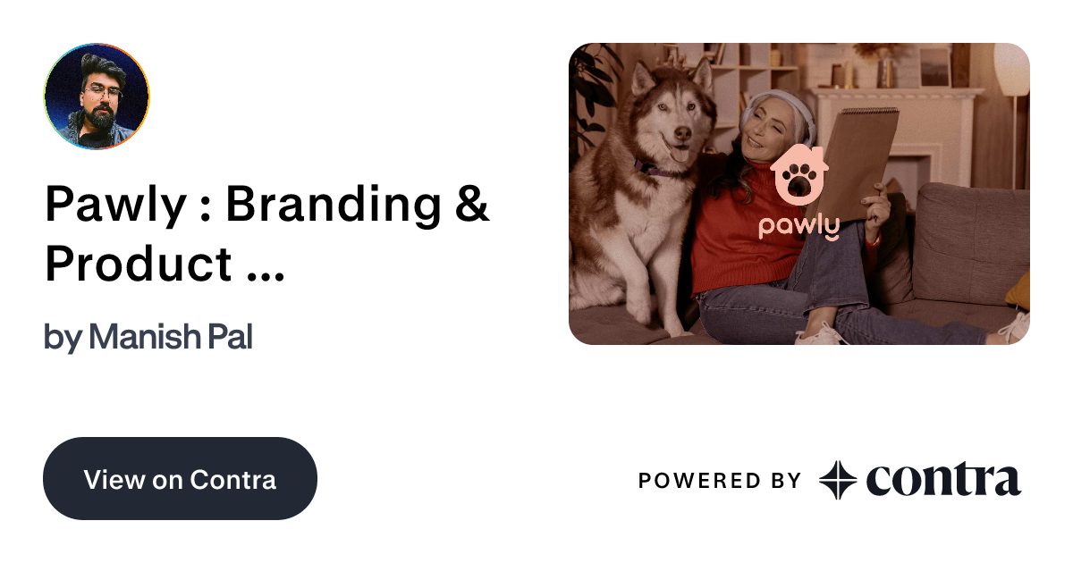 Pawly : Branding & Product Design by Manish Pal