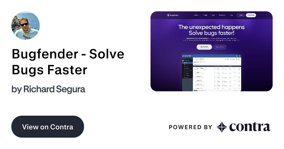 Bugfender - Solve Bugs Faster by Richard Segura