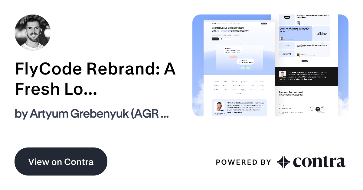 FlyCode Rebrand: A Fresh Look for 2025 by Artyum Grebenyuk (AGR Studio)