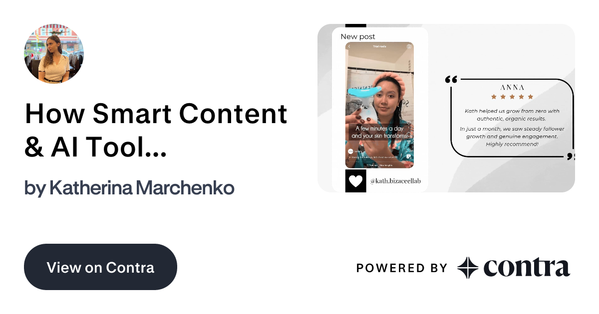 How Smart Content & AI Tools Drove Organic Growth by Katherina Marchenko