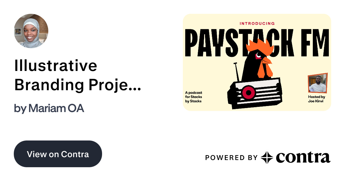 Illustrative Branding Project for a Quirky Podcast by Mariam OA