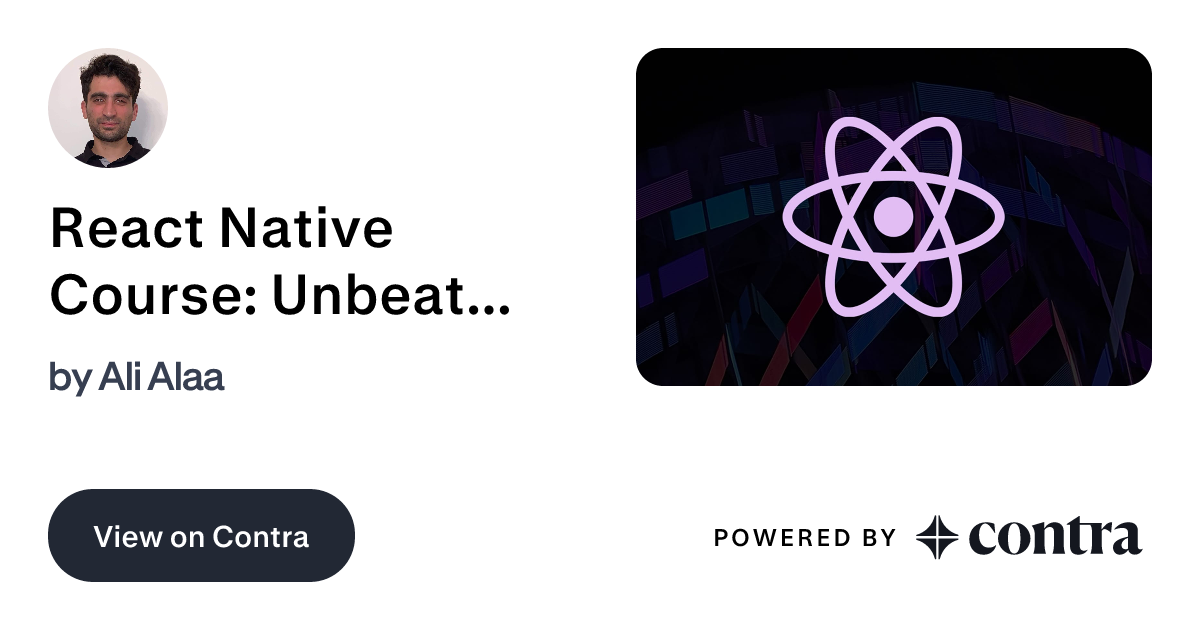React Native Course: Unbeatable & Multiplayer Tic-Tac-Toe by Ali Alaa
