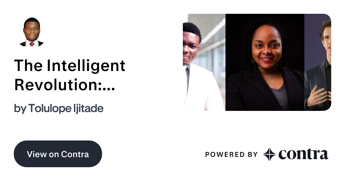 The Intelligent Revolution: AI’s Impact on Education and Work. by ...