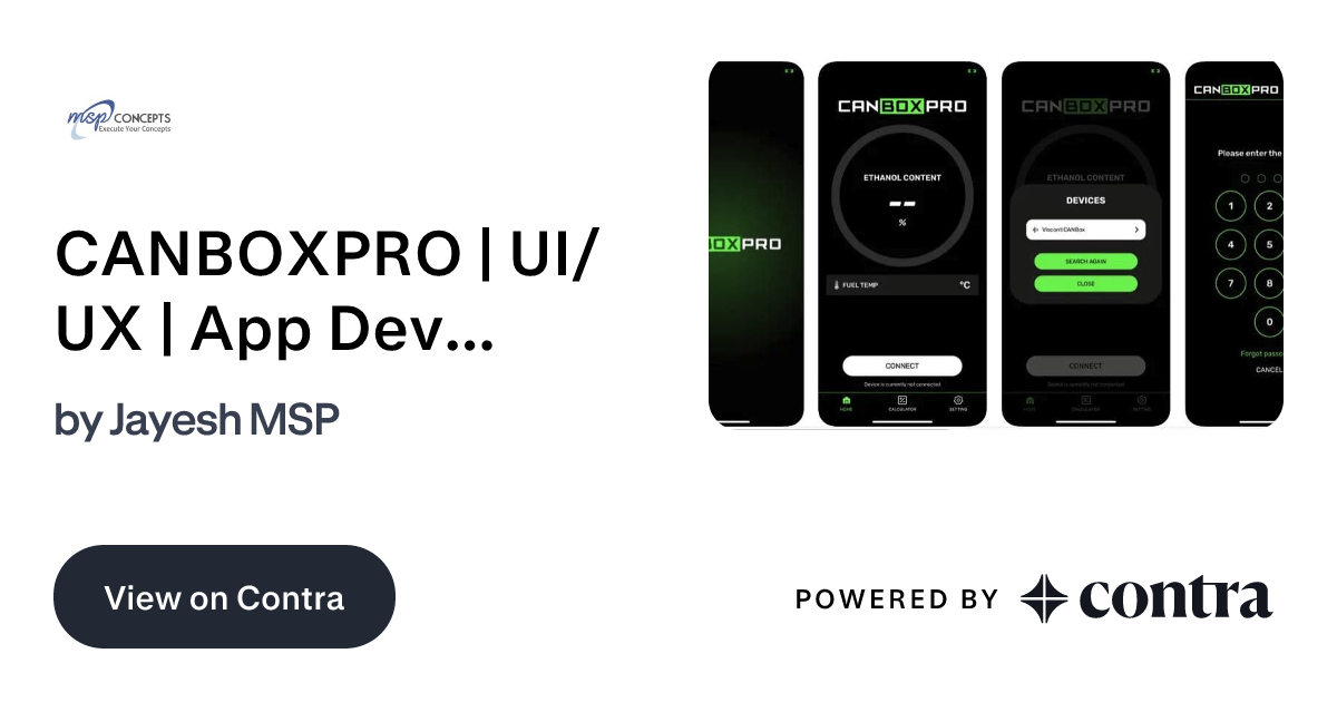 CANBOXPRO | UI/UX | App Development by Jayesh MSP