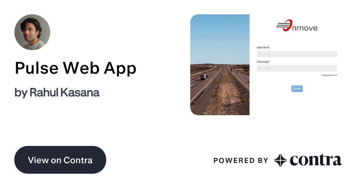 Pulse Web App by Rahul Kasana