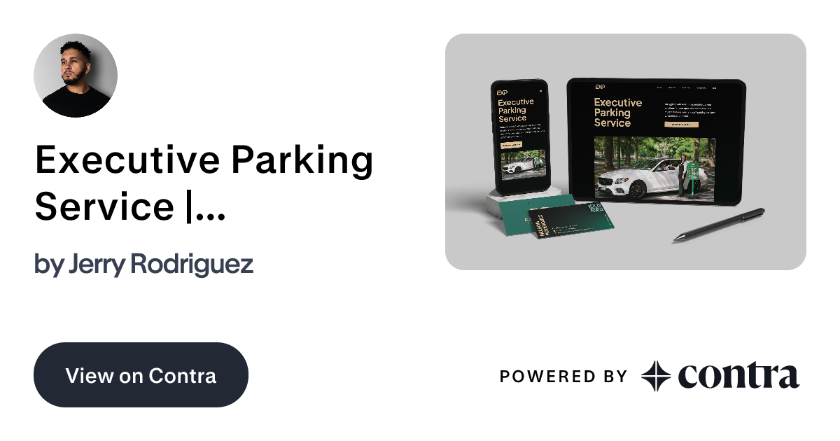 Executive Parking Service | Brand & Web Redesign by Jerry Rodriguez