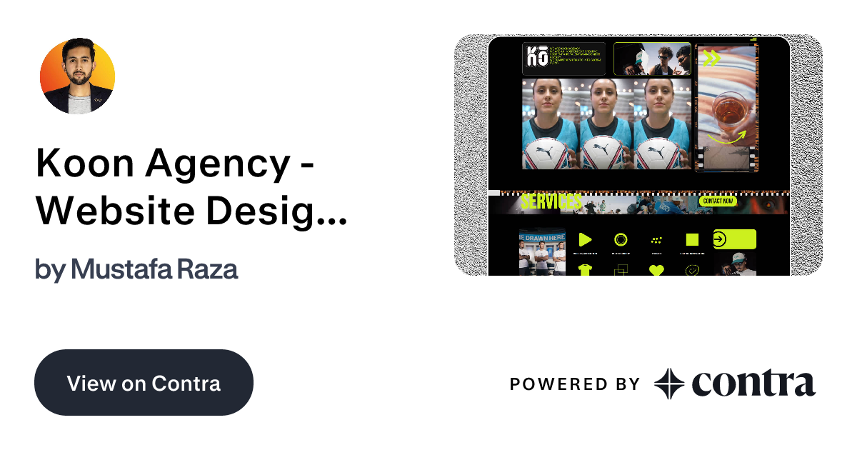 Koon Agency - Website Design and Development by Mustafa Raza