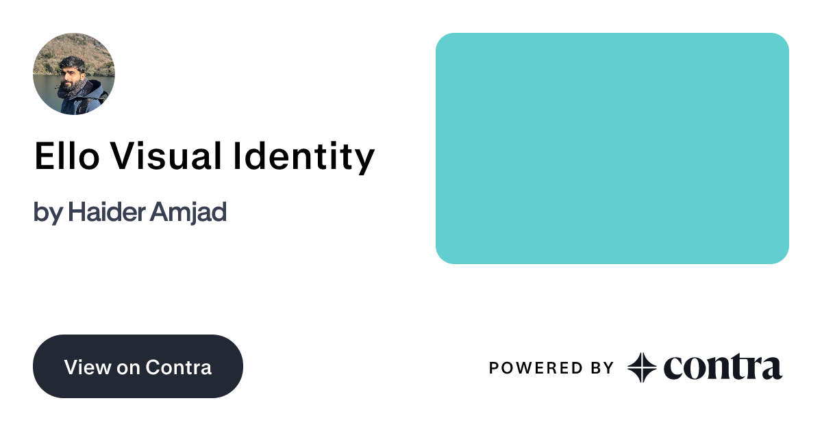 Ello Visual Identity by Haider Amjad