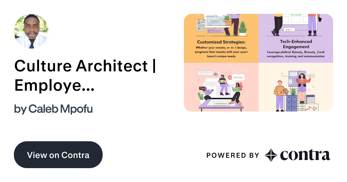 Culture Architect | Employee Experience Innovator by Caleb Mpofu