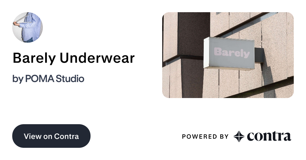 Barely Underwear by POMA Studio