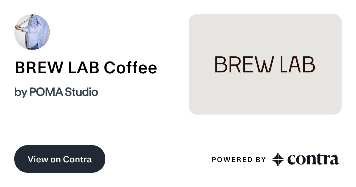 BREW LAB Coffee by POMA Studio