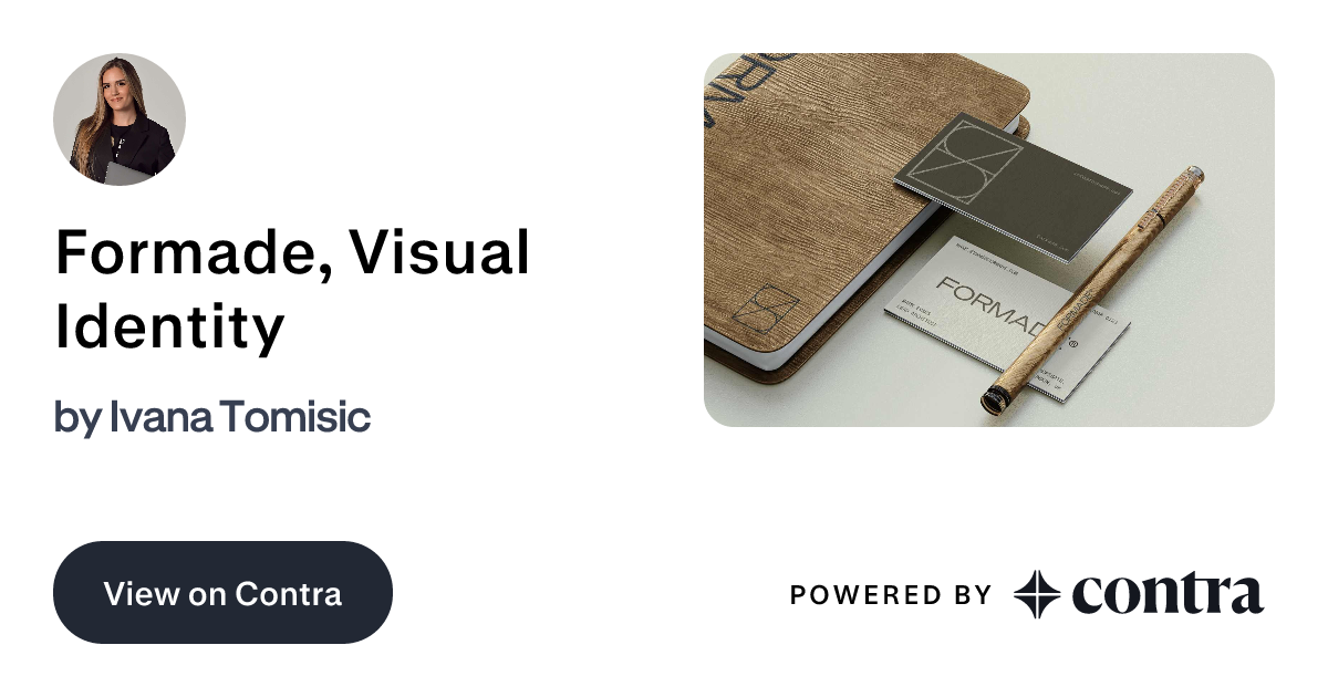 Formade, Visual Identity by Ivana Tomisic