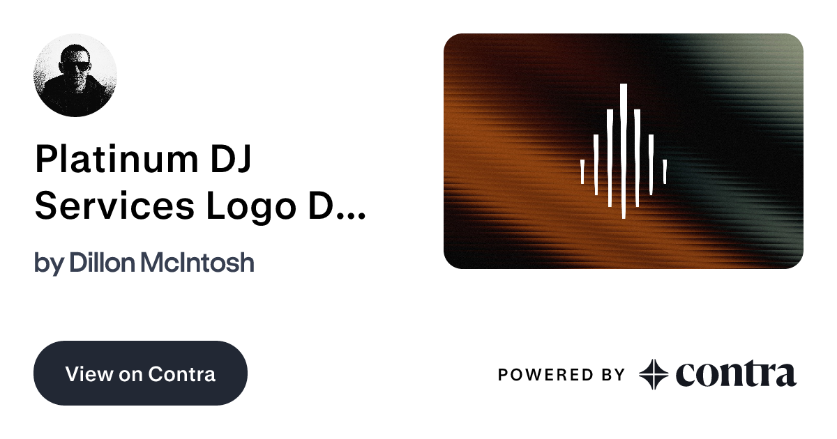 Platinum DJ Services Logo Design by Dillon McIntosh