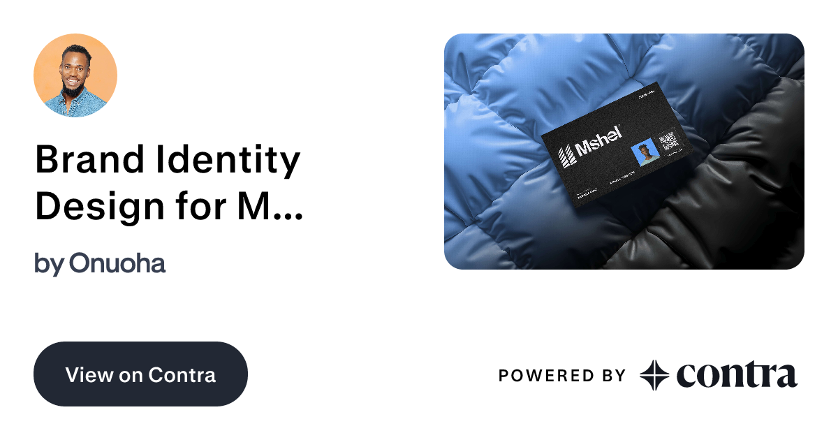 Brand Identity Design for Mshel Group by Onuoha UI