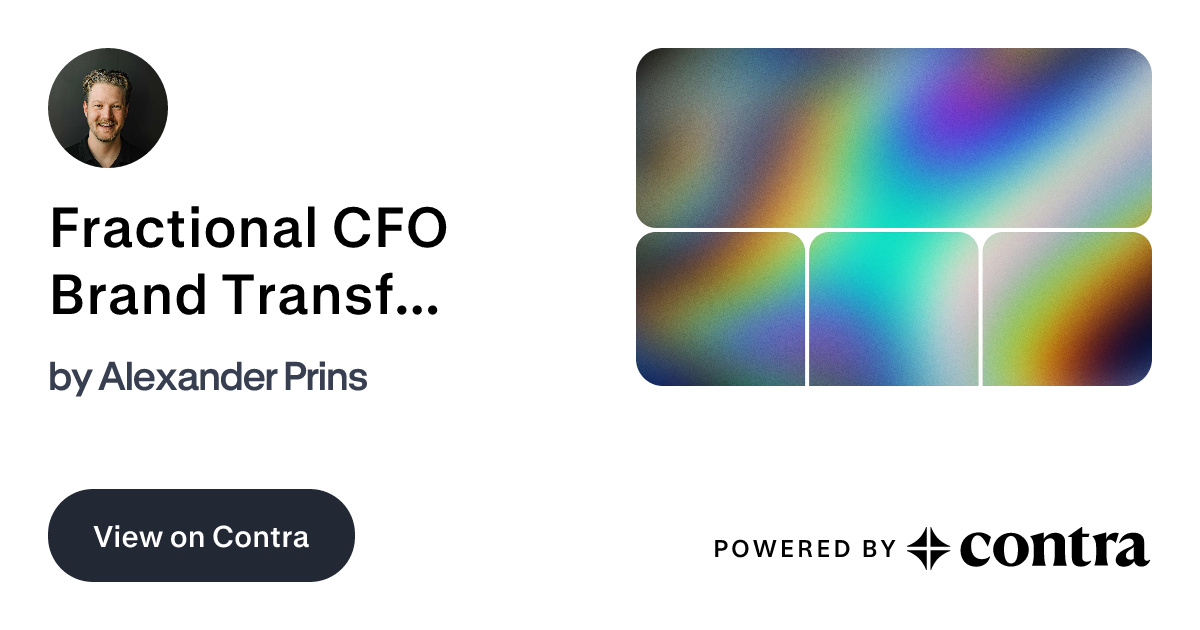 Fractional CFO Brand Transformation by Alexander Prins