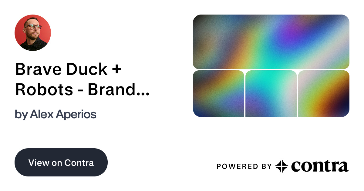 Brave Duck + Robots - Brand Identity by Alex Aperios
