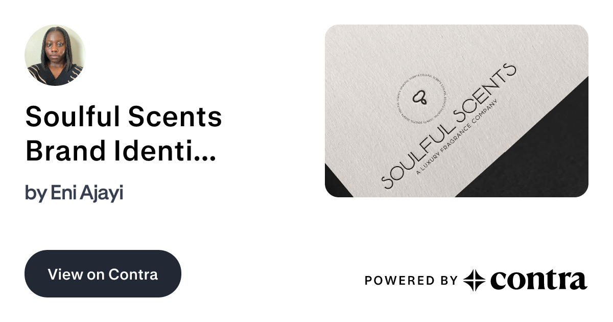 Soulful Scents Brand Identity Design by Eni Ajayi