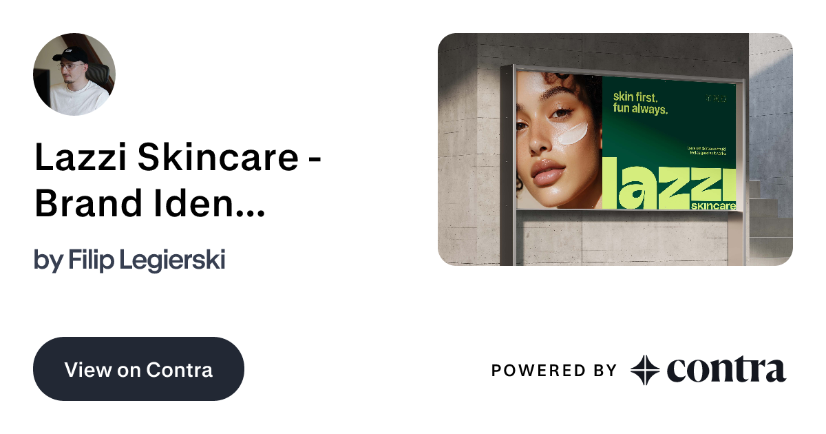 Lazzi Skincare - Brand Identity by Filip Legierski