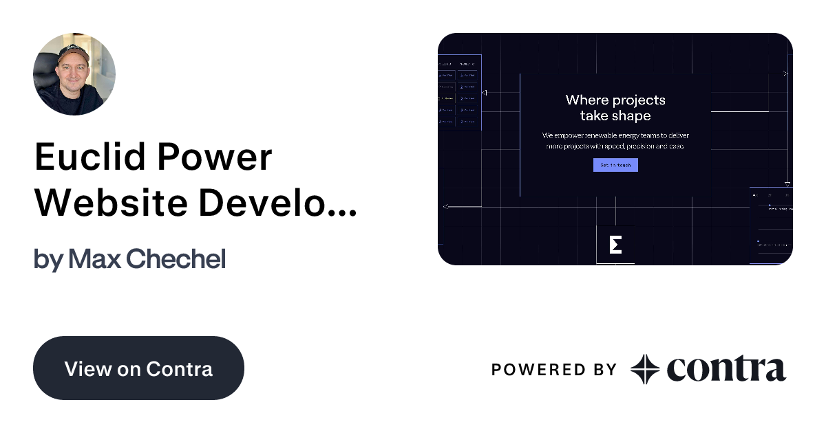 Euclid Power Website Development by Max Chechel