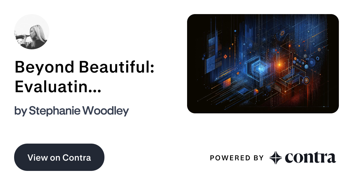 Beyond Beautiful: Evaluating Webflow Developers on Technical Merit by Stephanie Woodley