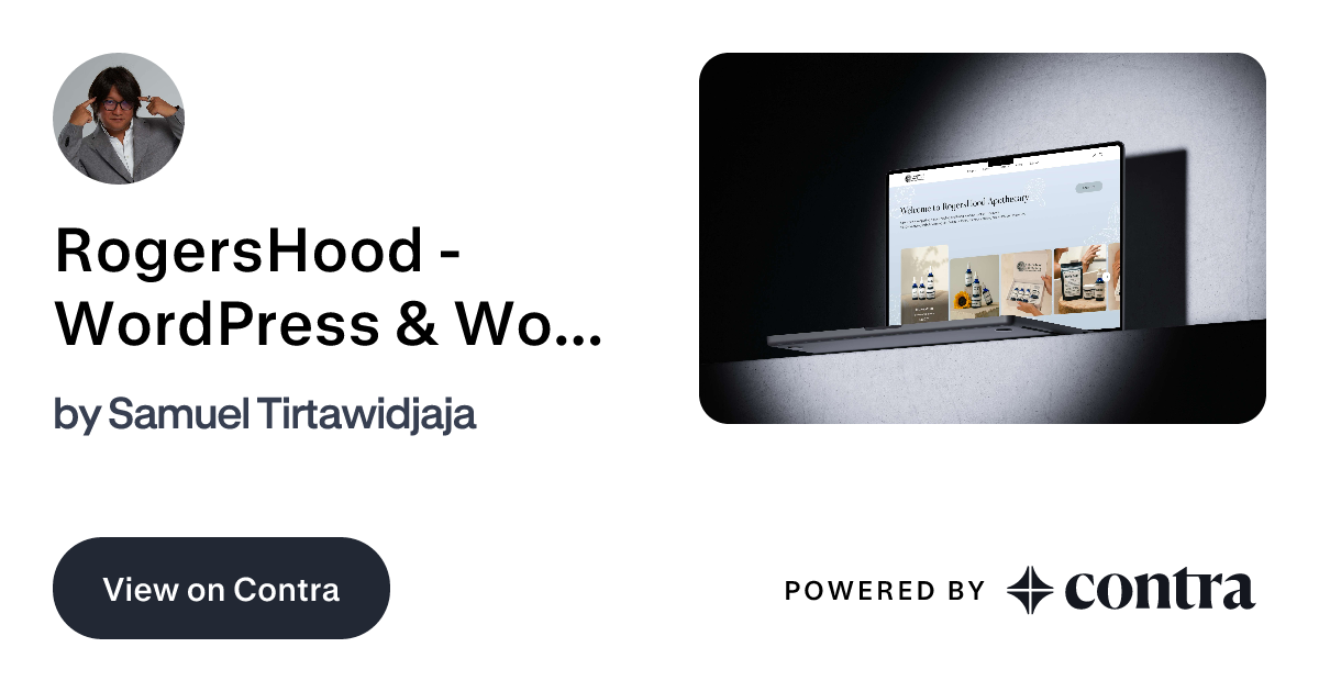 RogersHood - WordPress & WooCommerce Theme Development by Samuel Tirtawidjaja