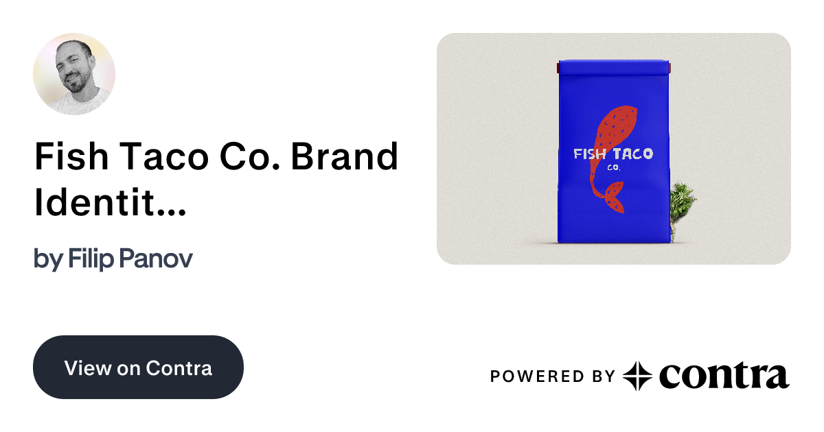 Fish Taco Co. Brand Identity Design by Filip Panov