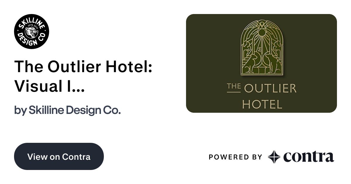 The Outlier Hotel: Visual Identity by Skilline Design Co.