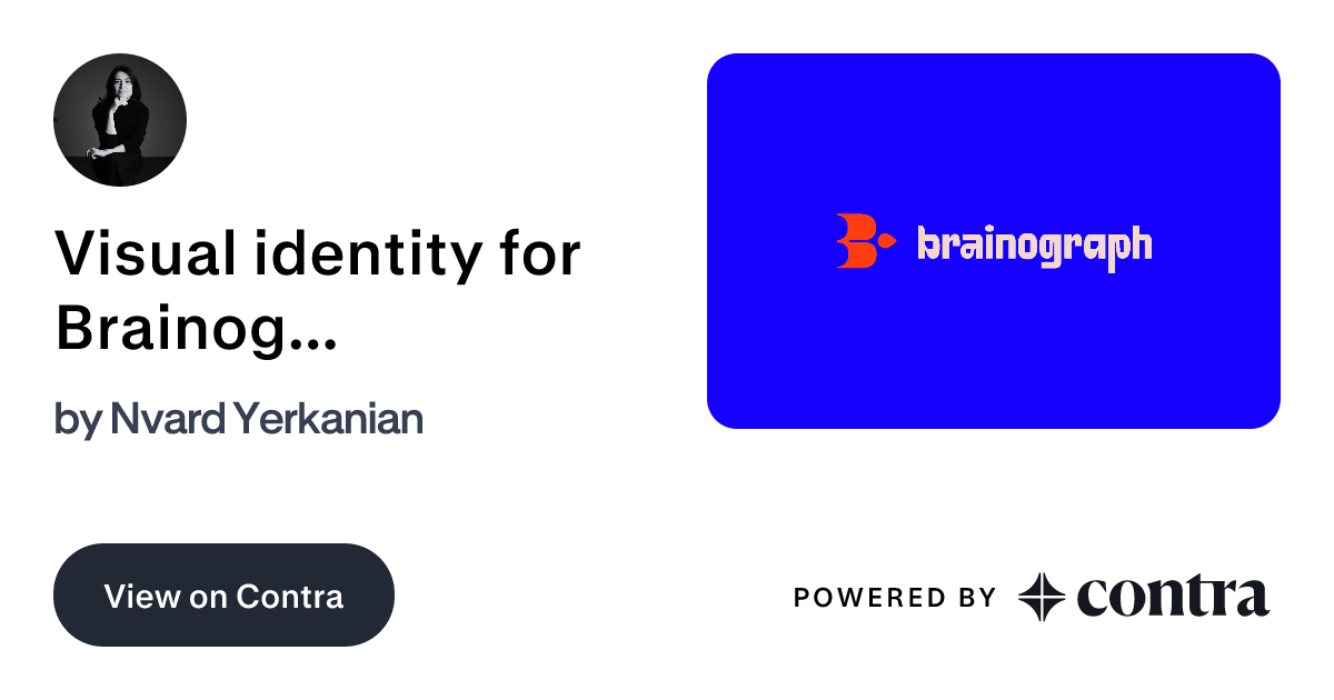 Visual identity for Brainograph educational platform by Nvard Yerkanian