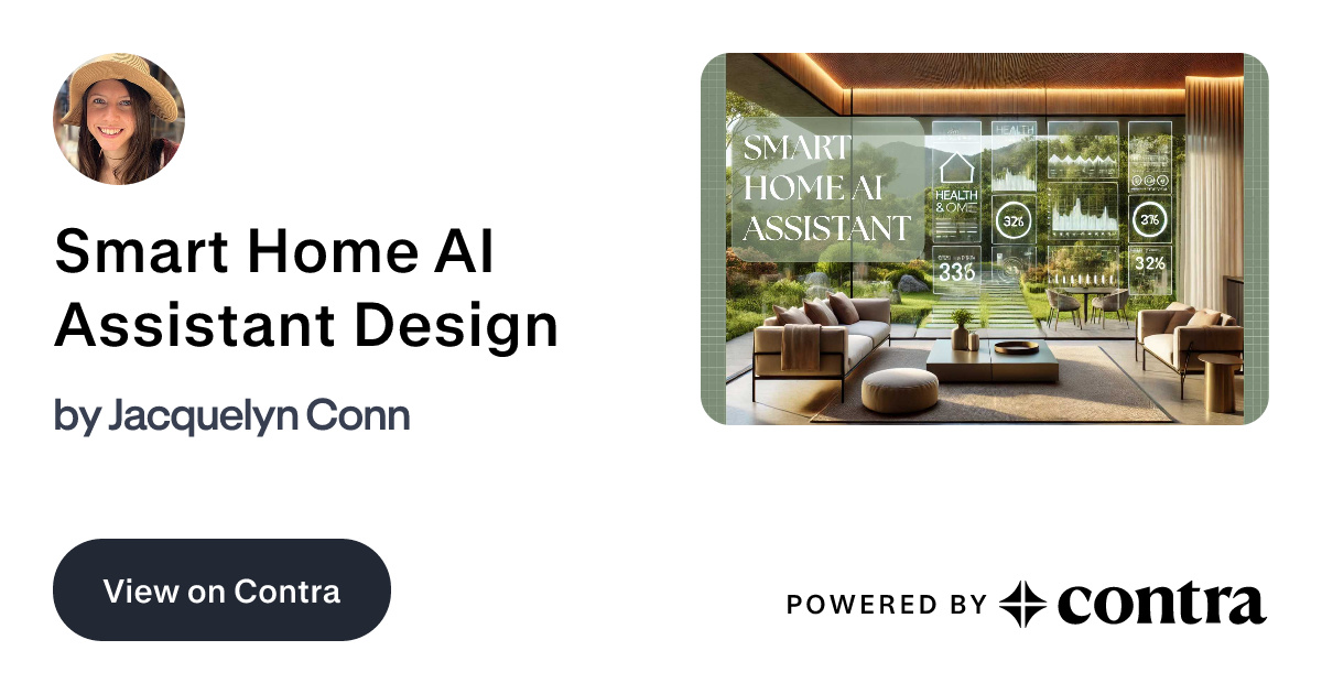 Smart Home AI Assistant Design by Jacquelyn Conn