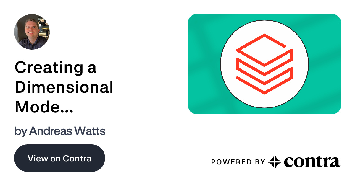 Creating a Dimensional Model (Star Schema) in Databricks by Andreas Watts