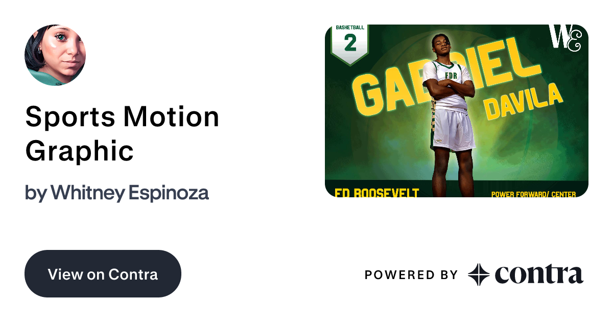 Sports Motion Graphic by Whitney Espinoza