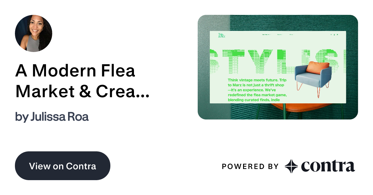 A Modern Flea Market & Creative Hub by Julissa Roa