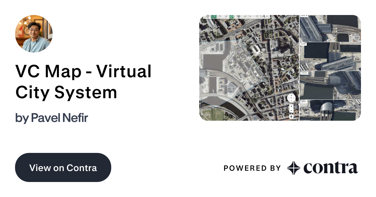 VC Map - Virtual City System by Pavel Nefir