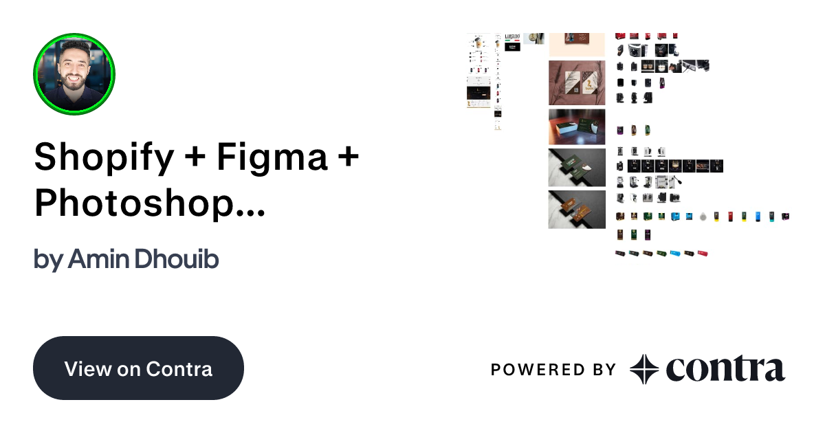 Shopify + Figma + Photoshop + Illustrator + CSS (Lugano Caffe) by Amin Dhouib