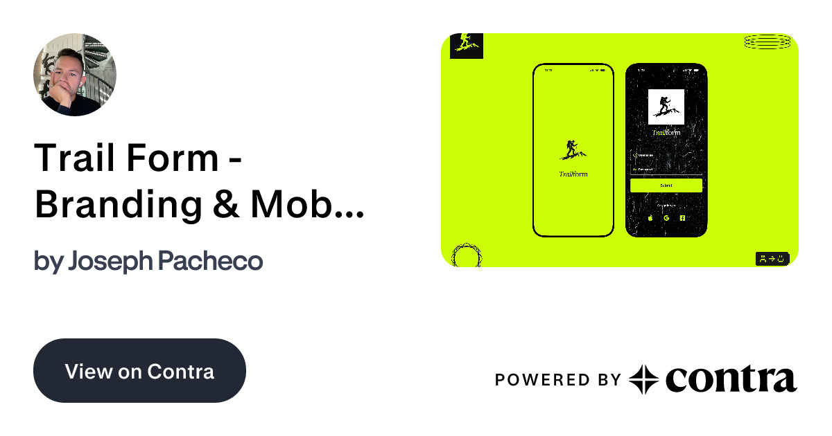 Trail Form - Branding & Mobile Design by Joseph Pacheco
