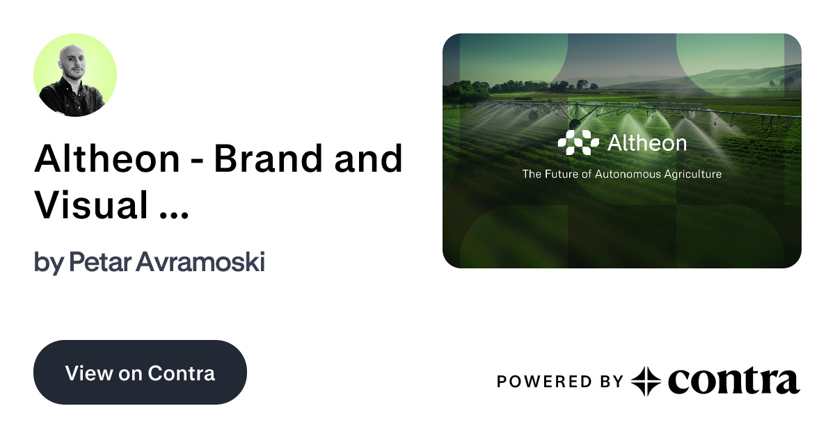 Altheon - Brand and Visual Identity Development by Petar Avramoski