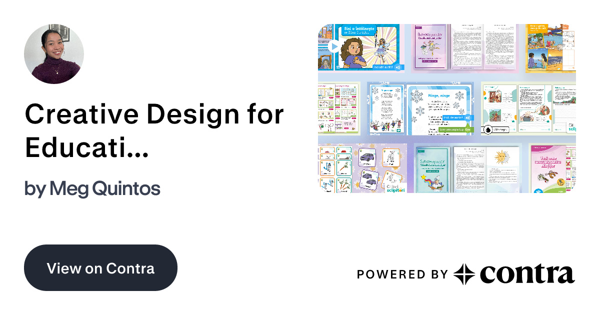 Creative Design for Educational Materials by Meg Quintos