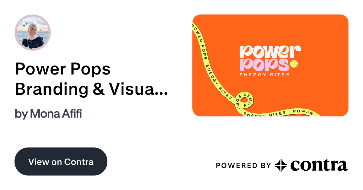 Power Pops Branding & Visual Identity Design by Mona Afifi